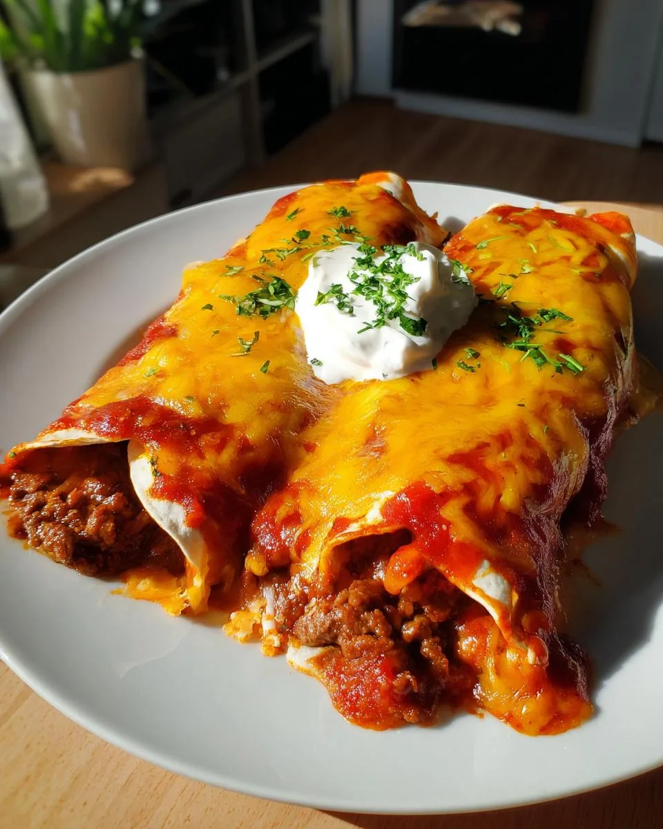 Irresistible Cheesy Beef Enchiladas Recipe in 40 Minutes - Yumivia