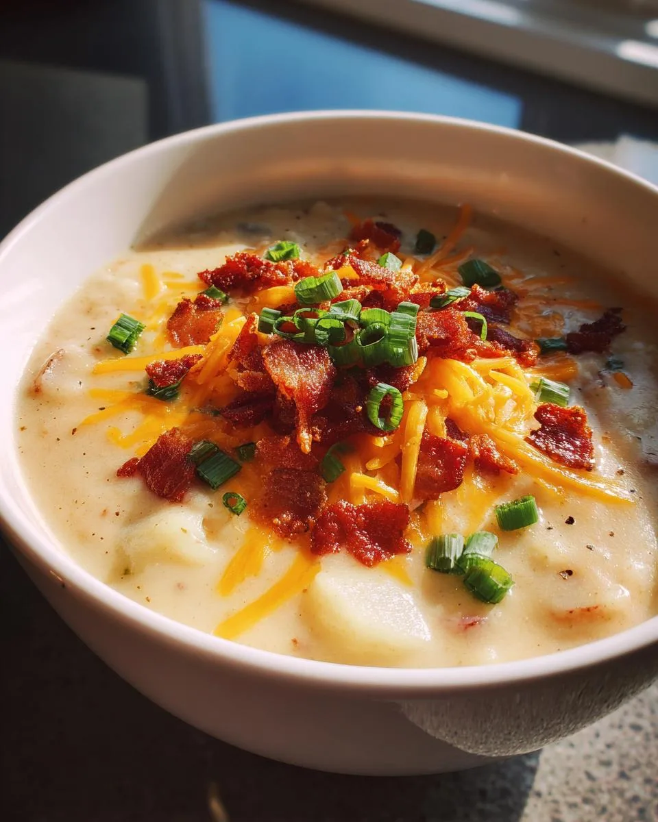 Creamy 30-Minute Easy Homemade Potato Soup Recipe - Yumivia