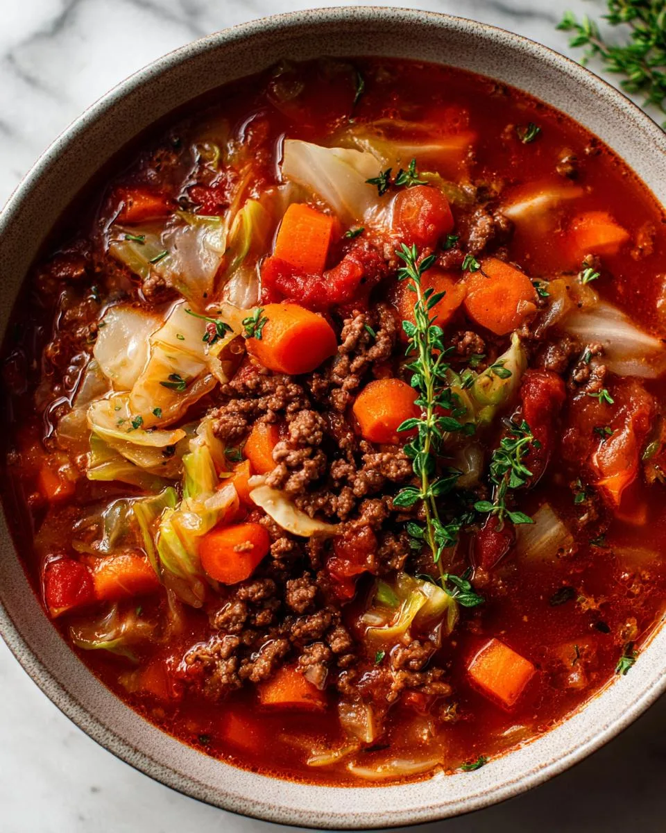 Savory Cabbage Roll Soup Recipe in Just 1 Pot - Yumivia