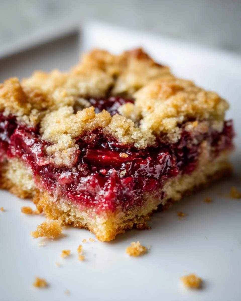 15-Minute Quick Cherry Crumble Bars Recipe That Wows - Yumivia