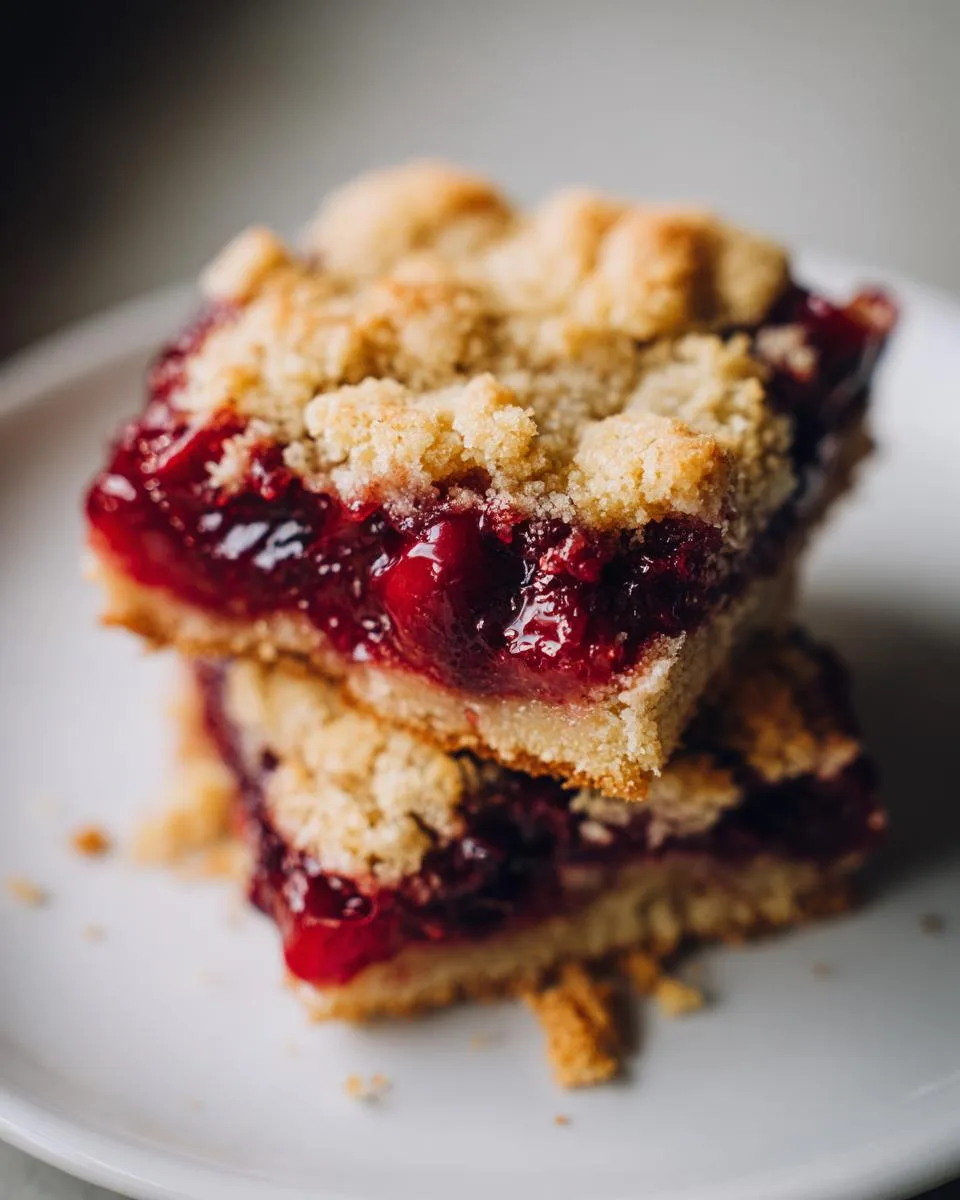 15-Minute Quick Cherry Crumble Bars Recipe That Wows - Yumivia